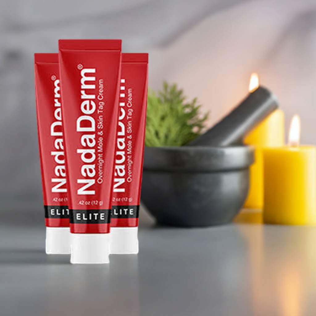 Mole & Skin Tag Remover Cream, NadaDerm Elite Bundle, Buy 2 Get 1 Free ...